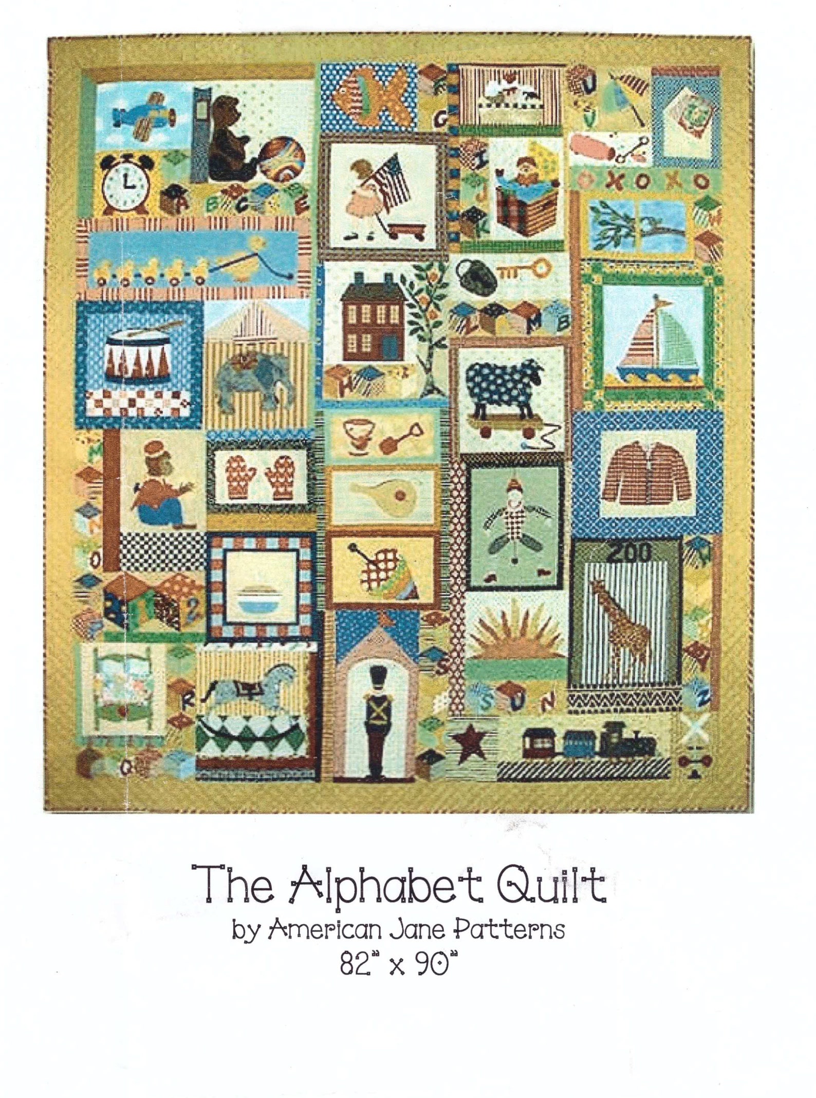 The Alphabet Quilt Kit by Sandy Klop / American Jane Patterns - Etsy