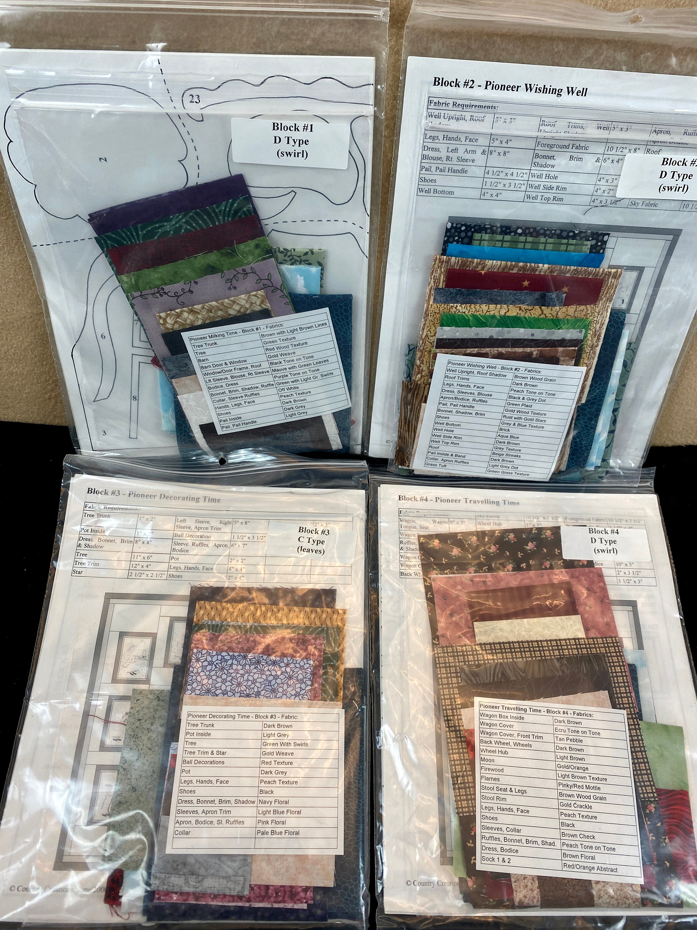 Pioneer Women BOM Quilt Kit by Lorraine Stangness and Country Creations ...