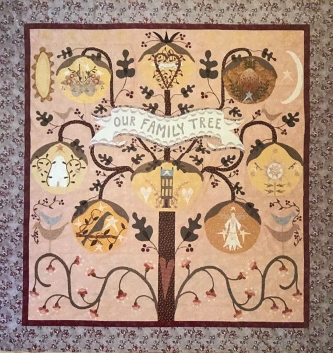 Folk Art Family Tree BOM Quilt Kit by Robyn Pandolph / Cabin Fever ...