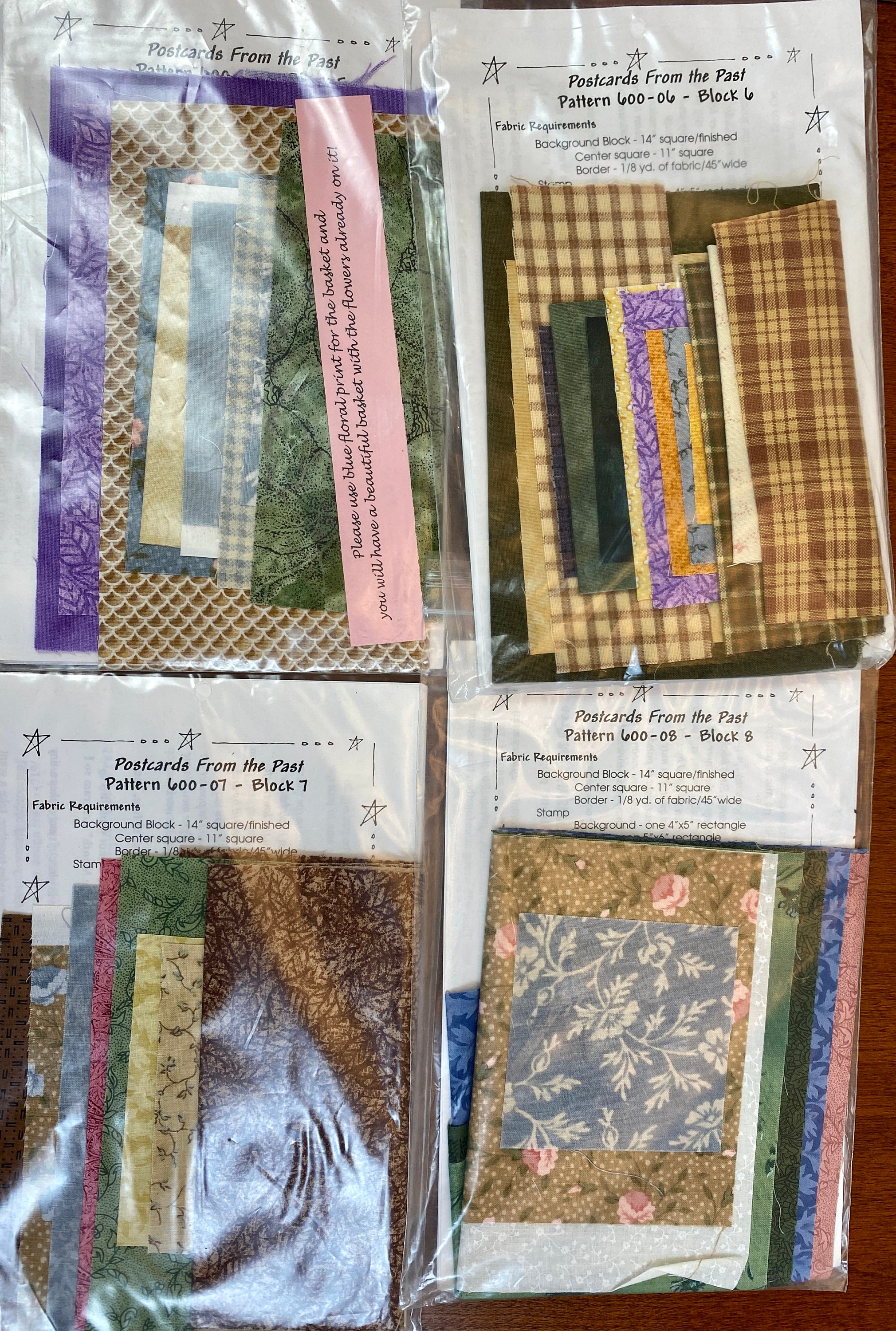 Postcards From the Past Quilt Kit by Robyn Pandolph / Cabin Fever ...
