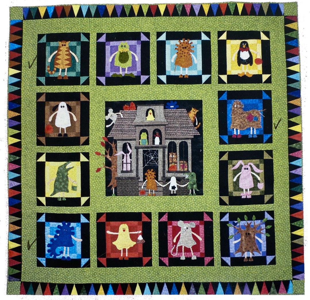 Boo Buddies BOM Quilt Kit by Susan H. Garman and Quakertown Quilts - Etsy