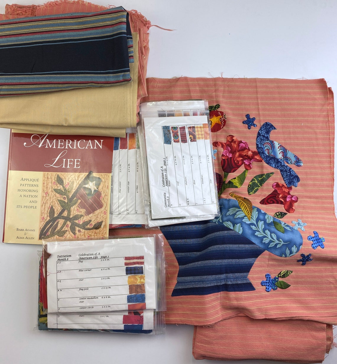 Celebration of American Life BOM Quilt Kit by Barb Adams & Alma Allen ...
