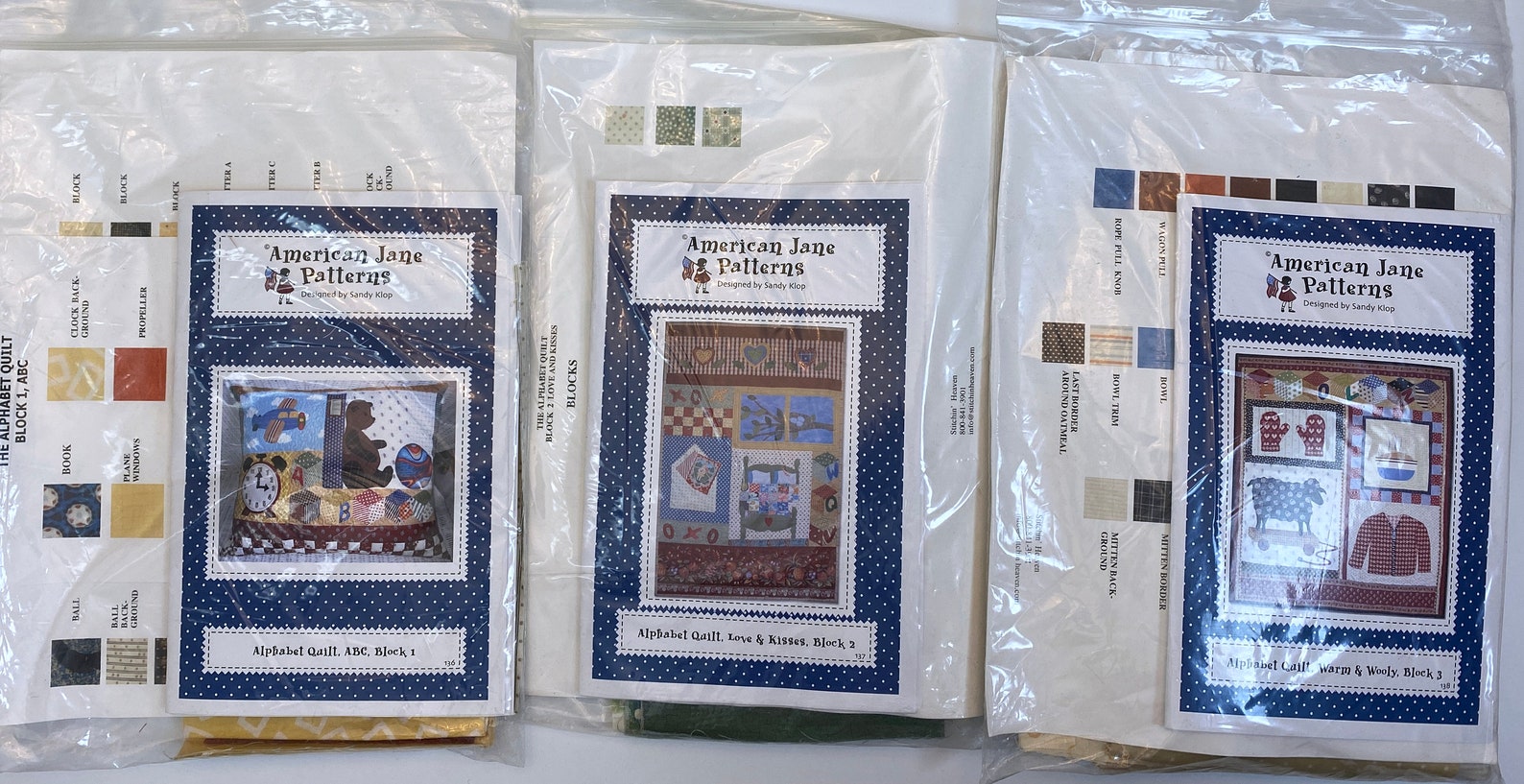 The Alphabet Quilt Kit by Sandy Klop / American Jane Patterns - Etsy