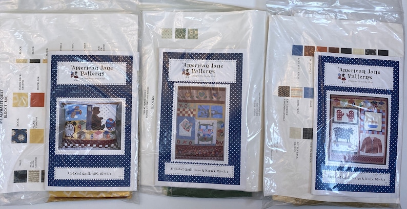 The Alphabet Quilt Kit by Sandy Klop / American Jane Patterns - Etsy