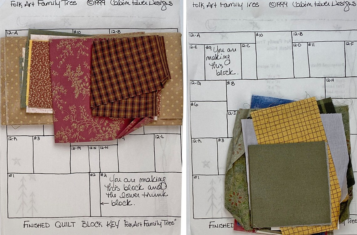 Folk Art Family Tree BOM Quilt Kit by Robyn Pandolph / Cabin Fever ...
