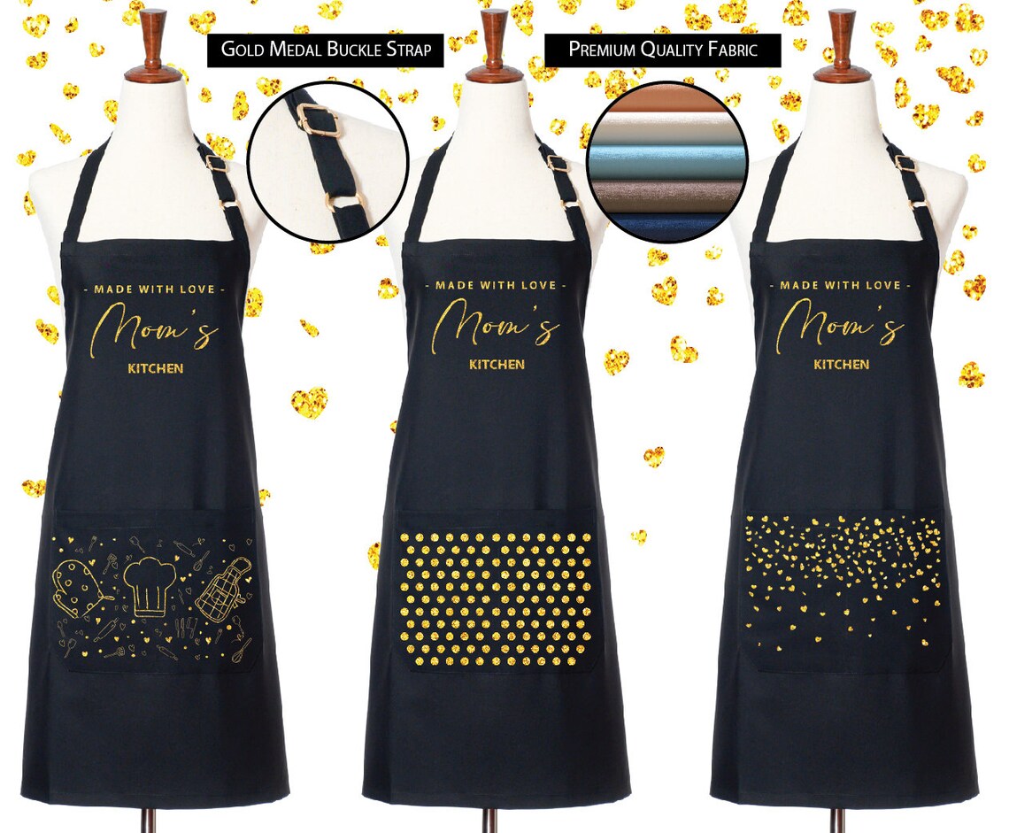 Personalized Mama's Kitchen Apron, Moms Kitchen Gift, Apron for Mama ...