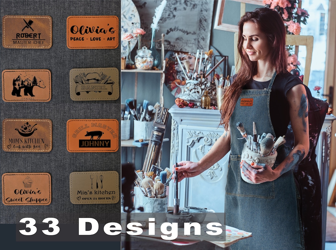 Customize Jean Apron I Custom Patch on Jean Apron I Personalized ...