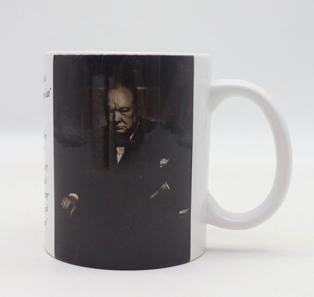 Winston Churchill Mug - Etsy UK