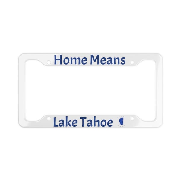 Tahoe Plate Frame - Etsy