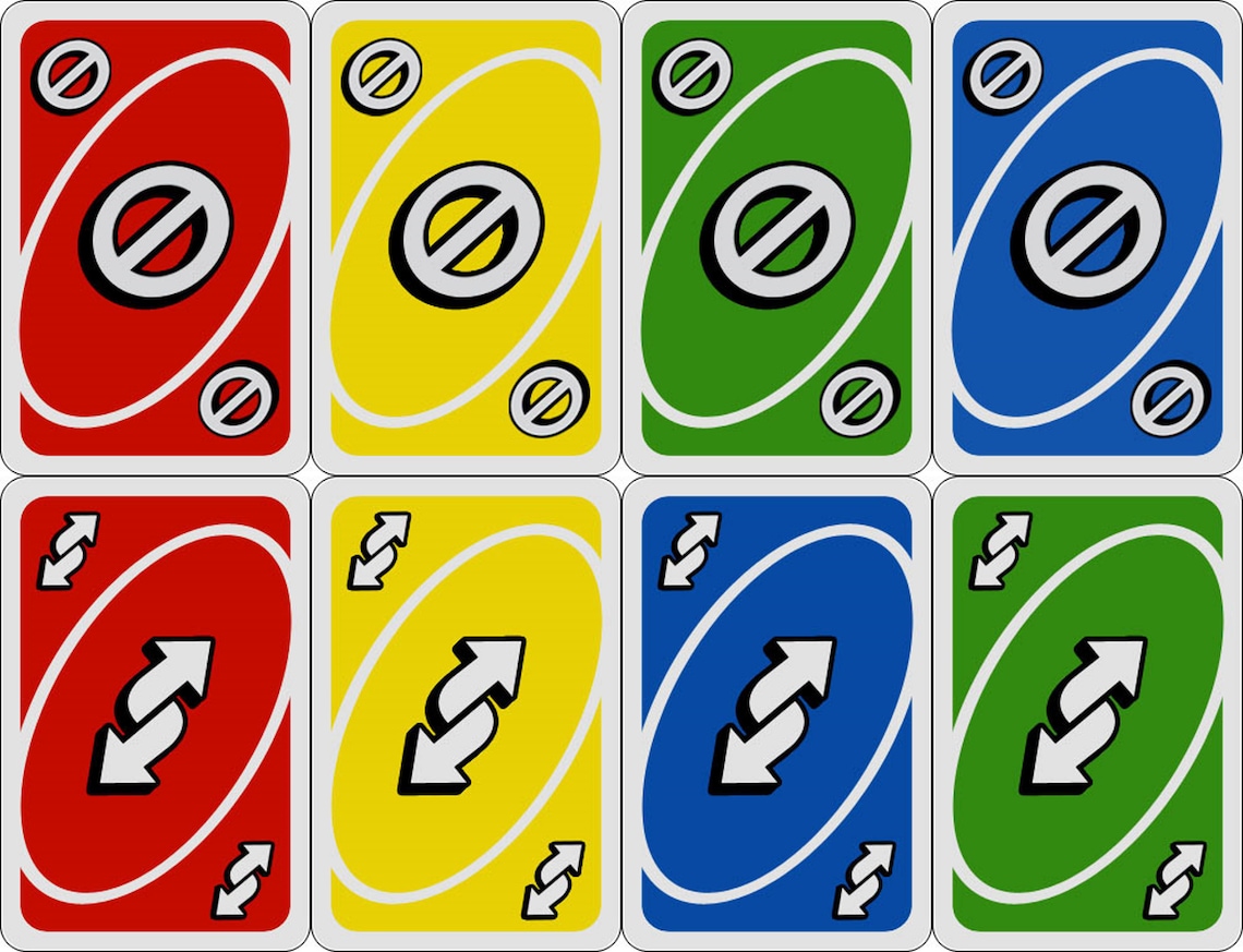 Custom Uno Cards Pre-cut Edible Topper - Etsy