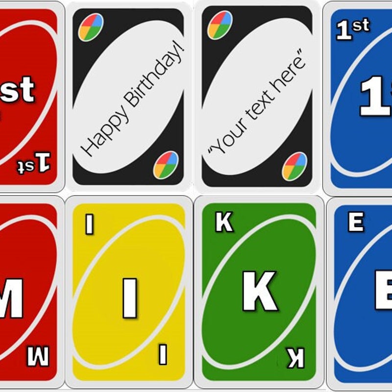 Uno Cards - Etsy