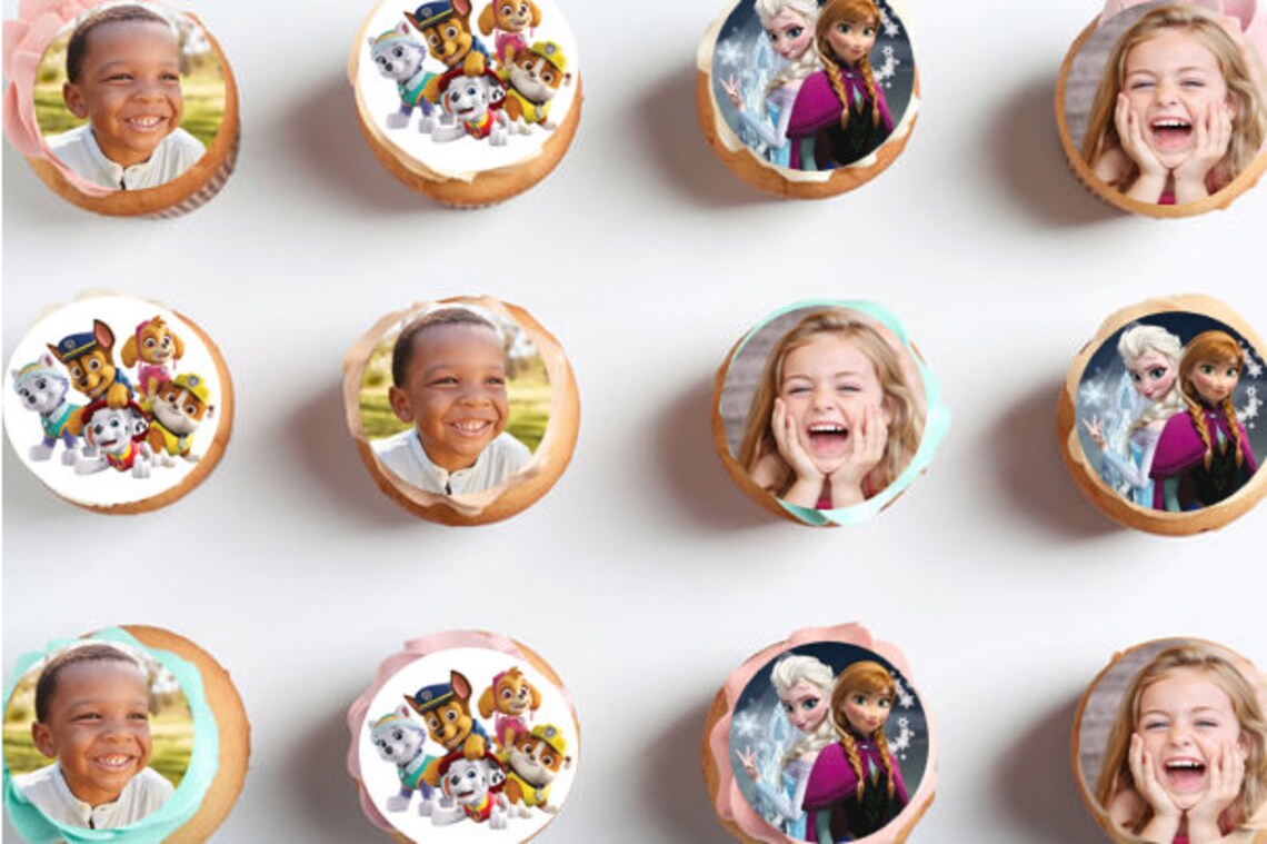 Personalized Premium Edible Cupcake or Cookie Toppers. - Etsy