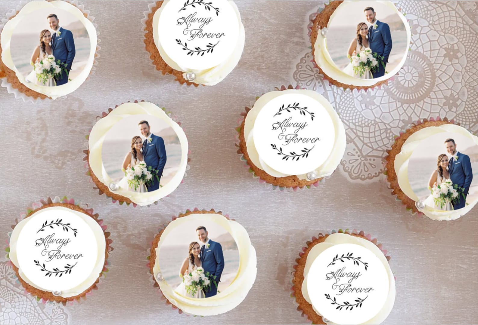 Personalized Premium Edible Cupcake or Cookie Toppers. Multiple Sizes ...