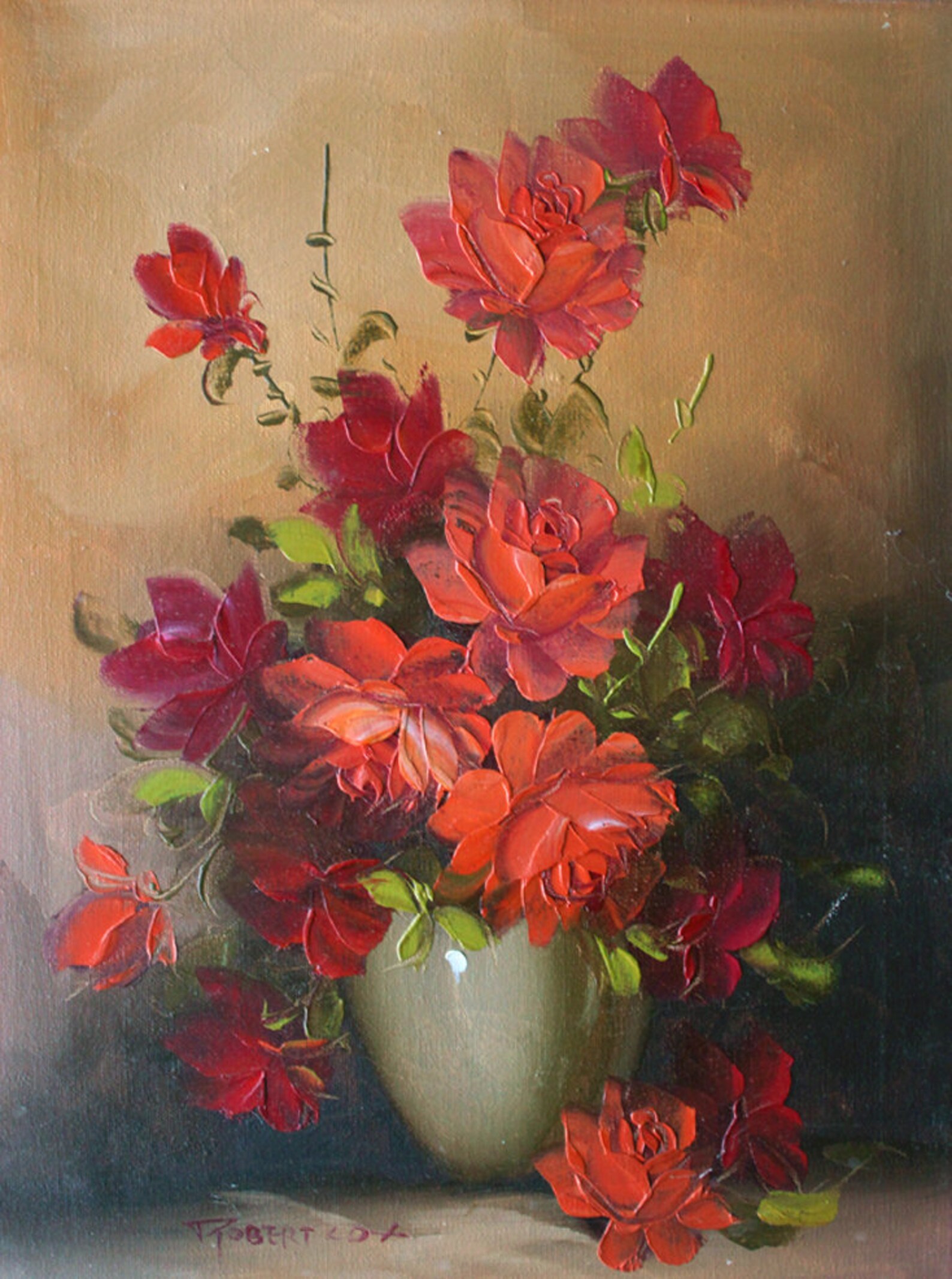 ELLIES ART COLLECTION, California Artist Robert Cox, Stunning Vintage ...