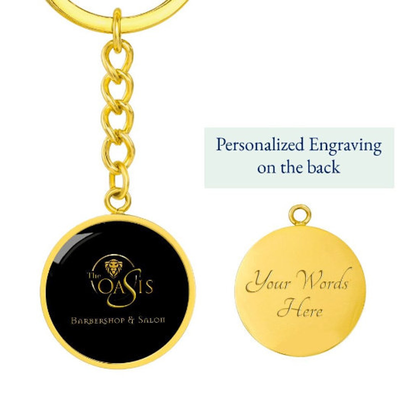 Business Logo Keychain New Business Owner Personalized Gift Custom ...