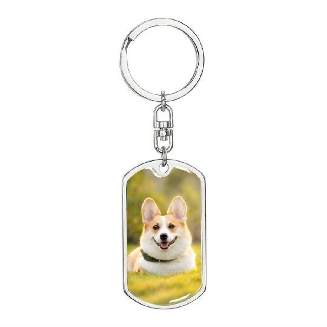 Personalized Pet Photo Keychain Custom Photo Dog Cat Parent Car ...