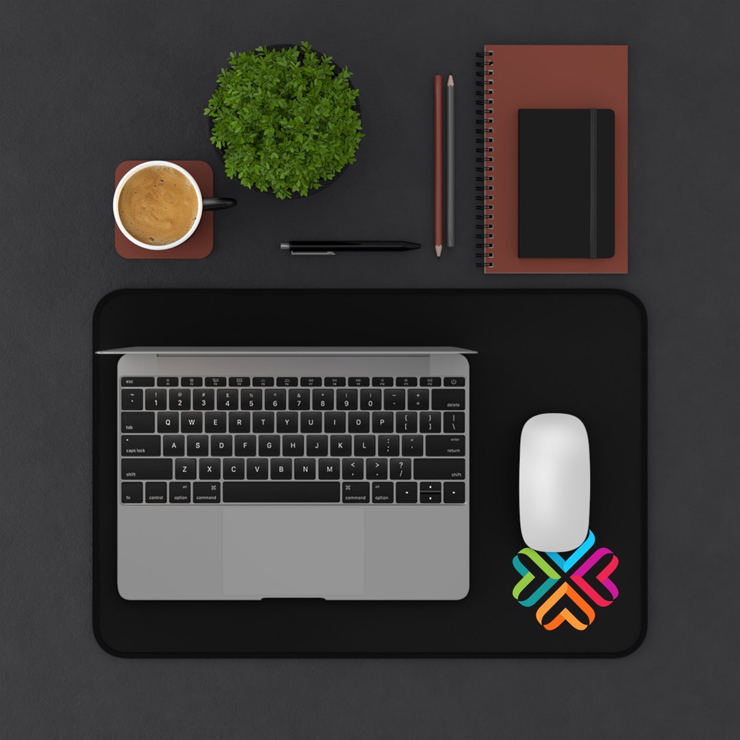 Custom Business Logo Desk Mat Mousepad Company Swag Gift for New ...