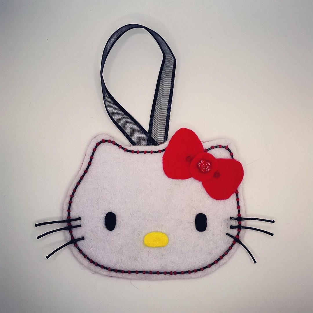 Hello Kitty Felt Ornament - Etsy