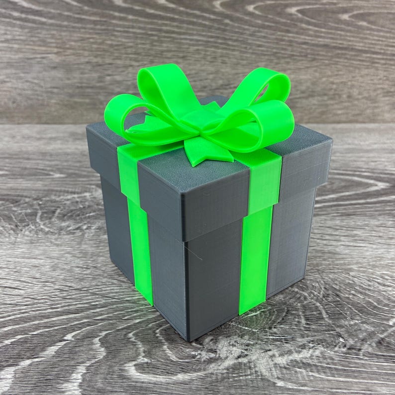 Lockable Present Gift Box / 3d Printed / Multi-color / Customizable ...