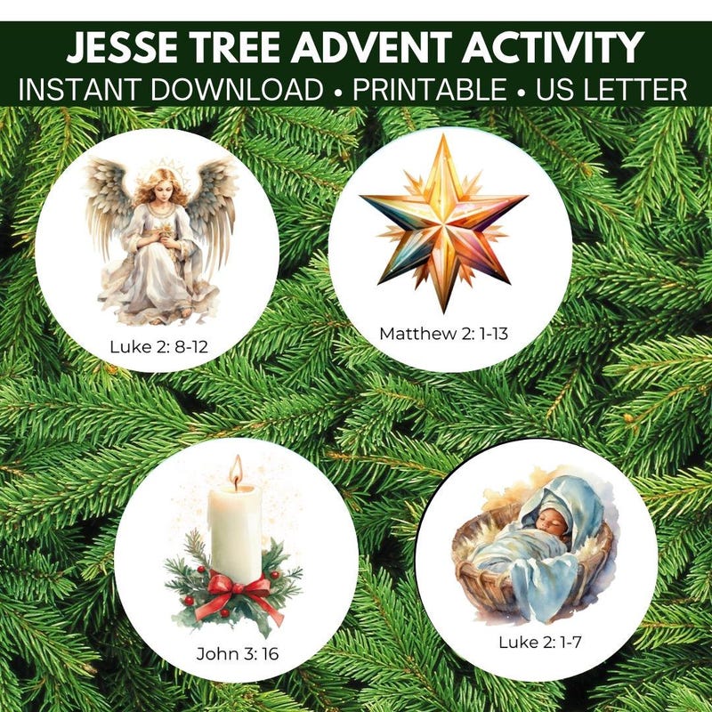 Jesse Tree Ornaments - Etsy