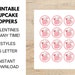 Valentines Day Cupcake Toppers / Catcupcake Toppers - Etsy
