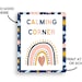 Boho Classroom Calming Corner Posters - Etsy