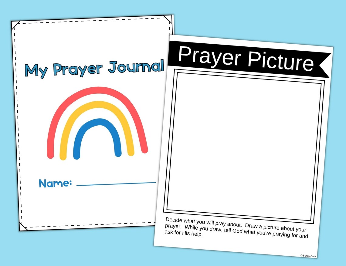 Kids Prayer Activities Printable Bundle - Etsy