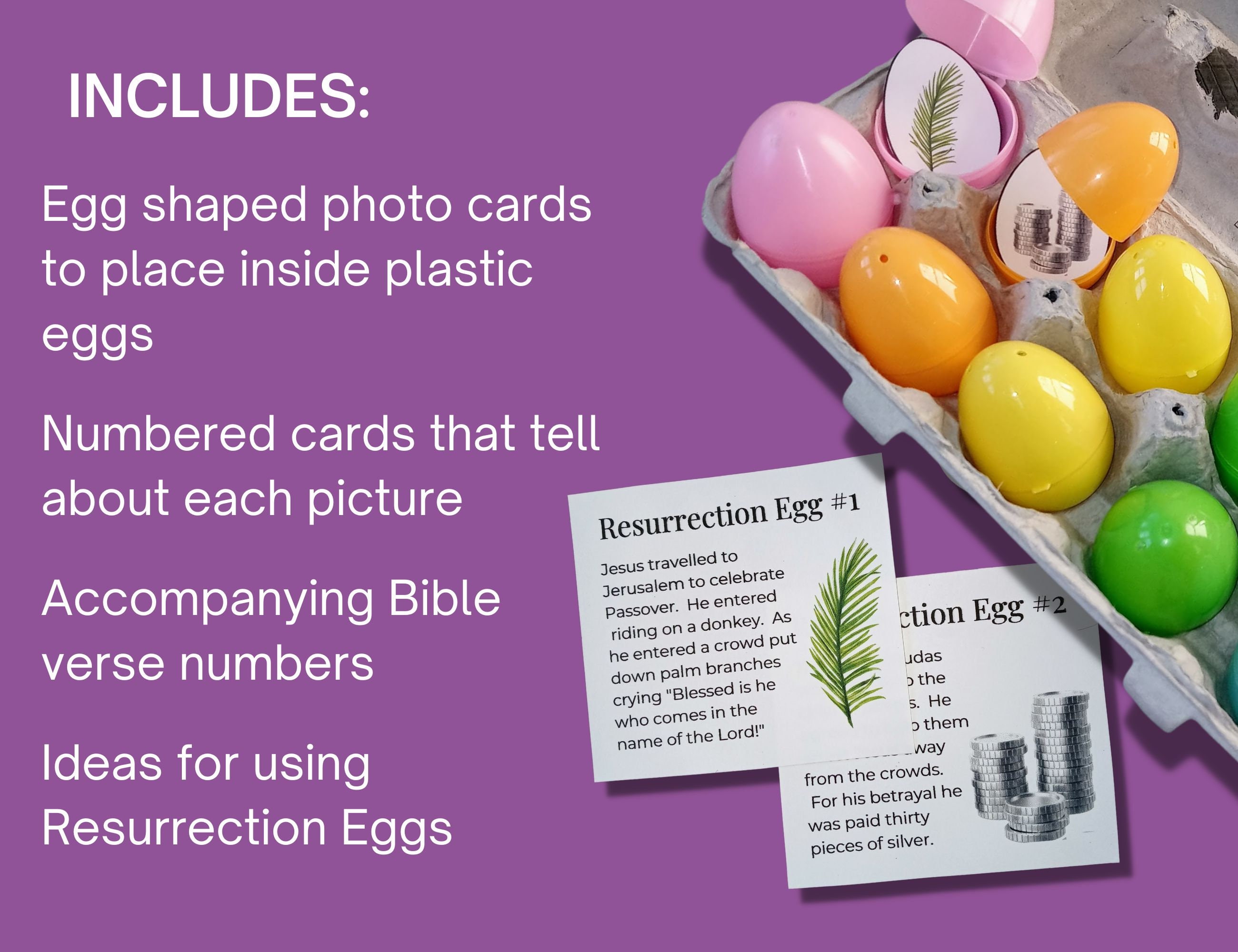 Printable Resurrection Eggs Easter Activity - Etsy