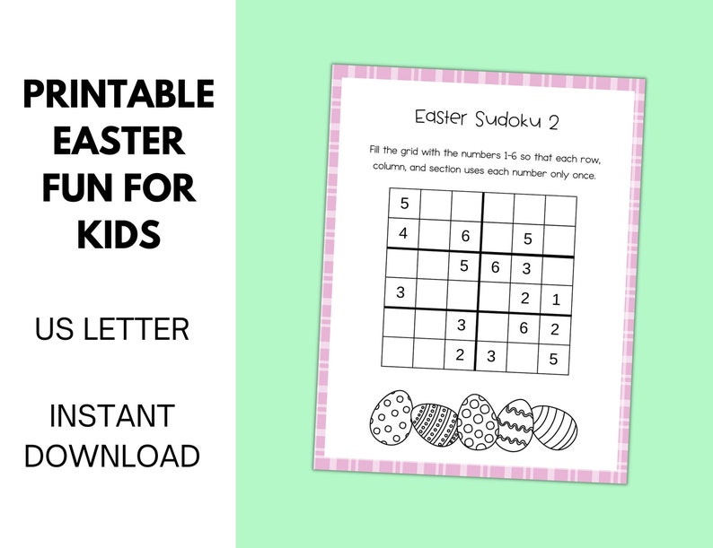 Printable Easter Activity Book - Kids Busy Book - Etsy