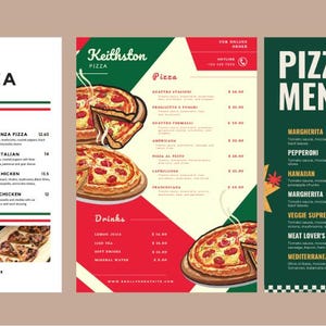 20 Editable Menu Templates for Restaurants - Etsy