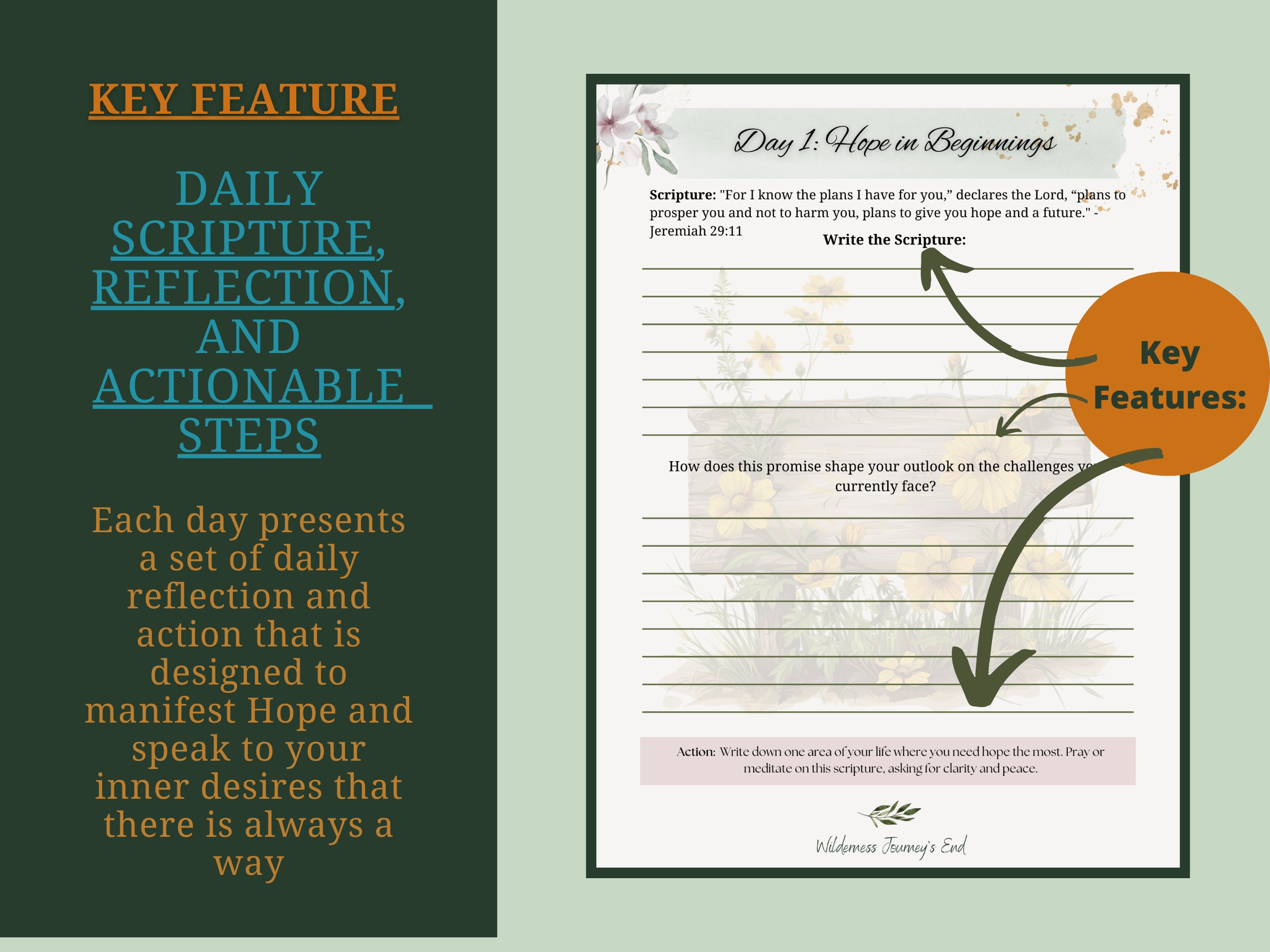 Hope 30-day Scripture Writing Journal Prayer Journal Bible Study ...