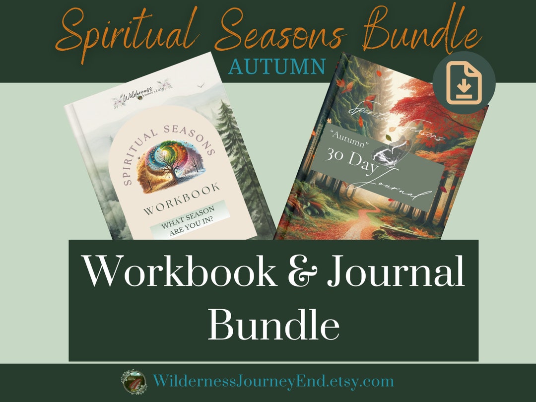 Spiritual Seasons Autumn Bundle Workbook, 30-day Journal, Personal ...