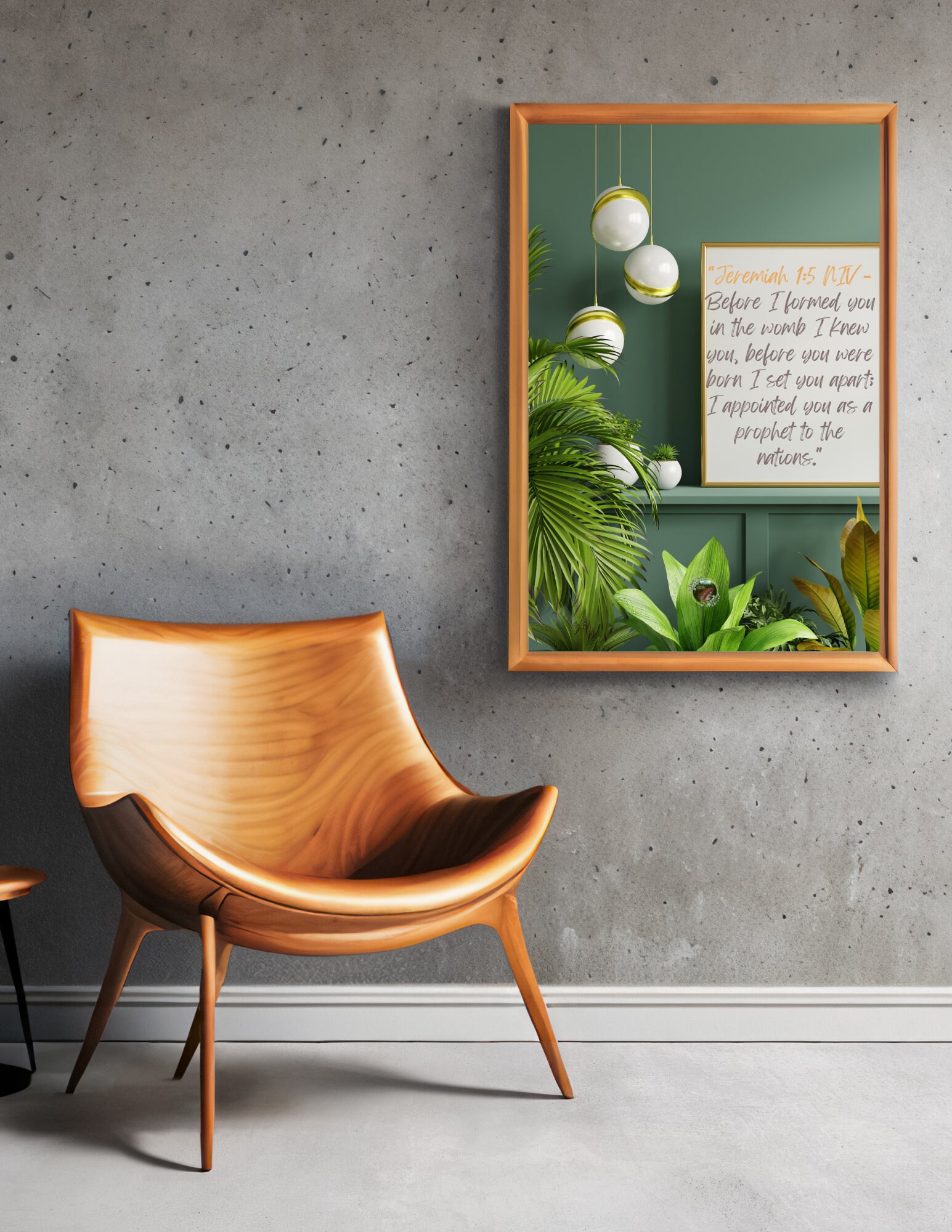 Scripture Wall Art Printable Jeremiah 1:5 Digital - Etsy