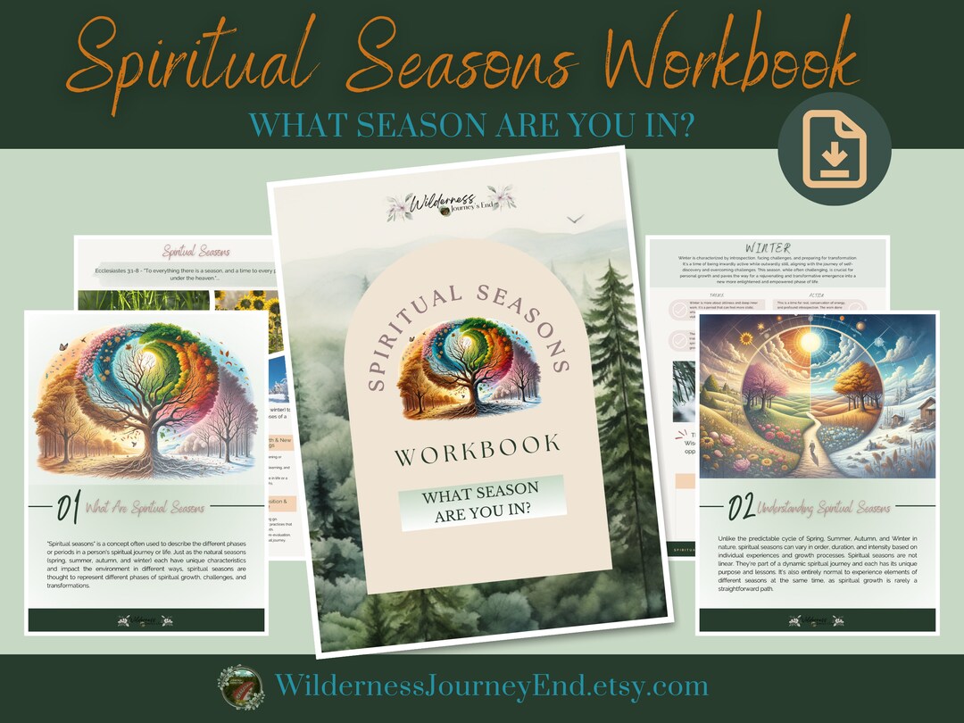 Spiritual Seasons Life Purpose Growth Journey Workbook, A Guide to ...