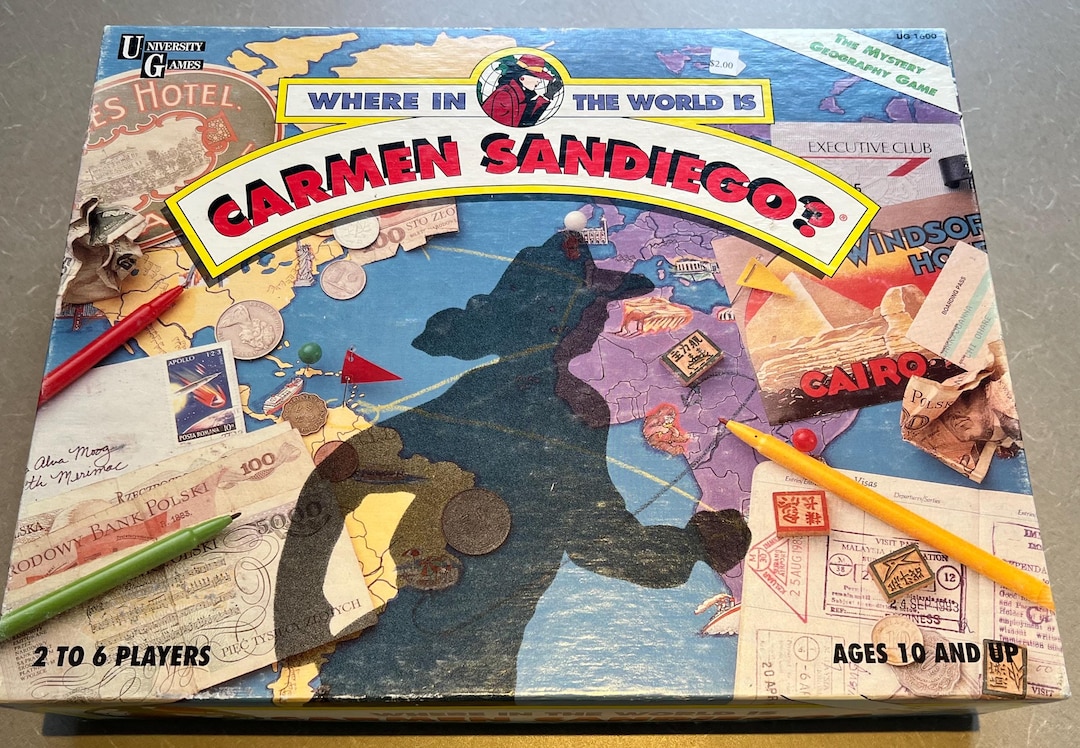 Where in the World is Carmen Sandiego? - Etsy
