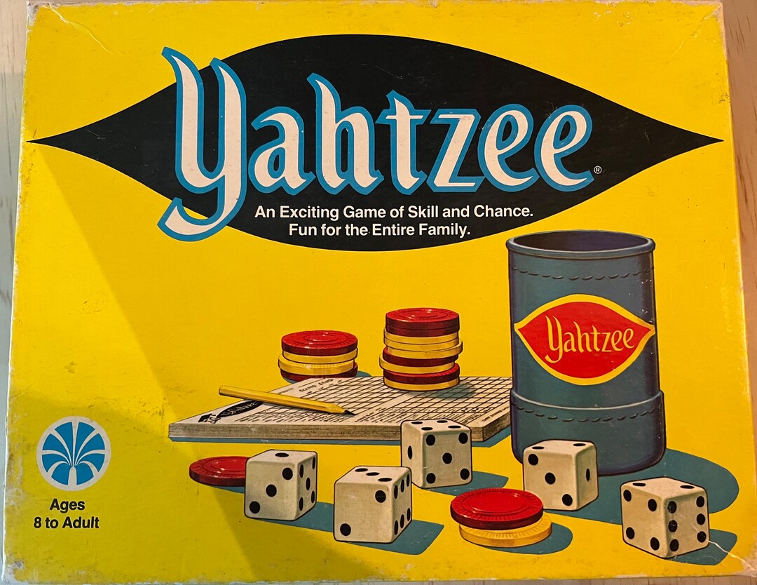 Yahtzee Vintage 1956 - Etsy