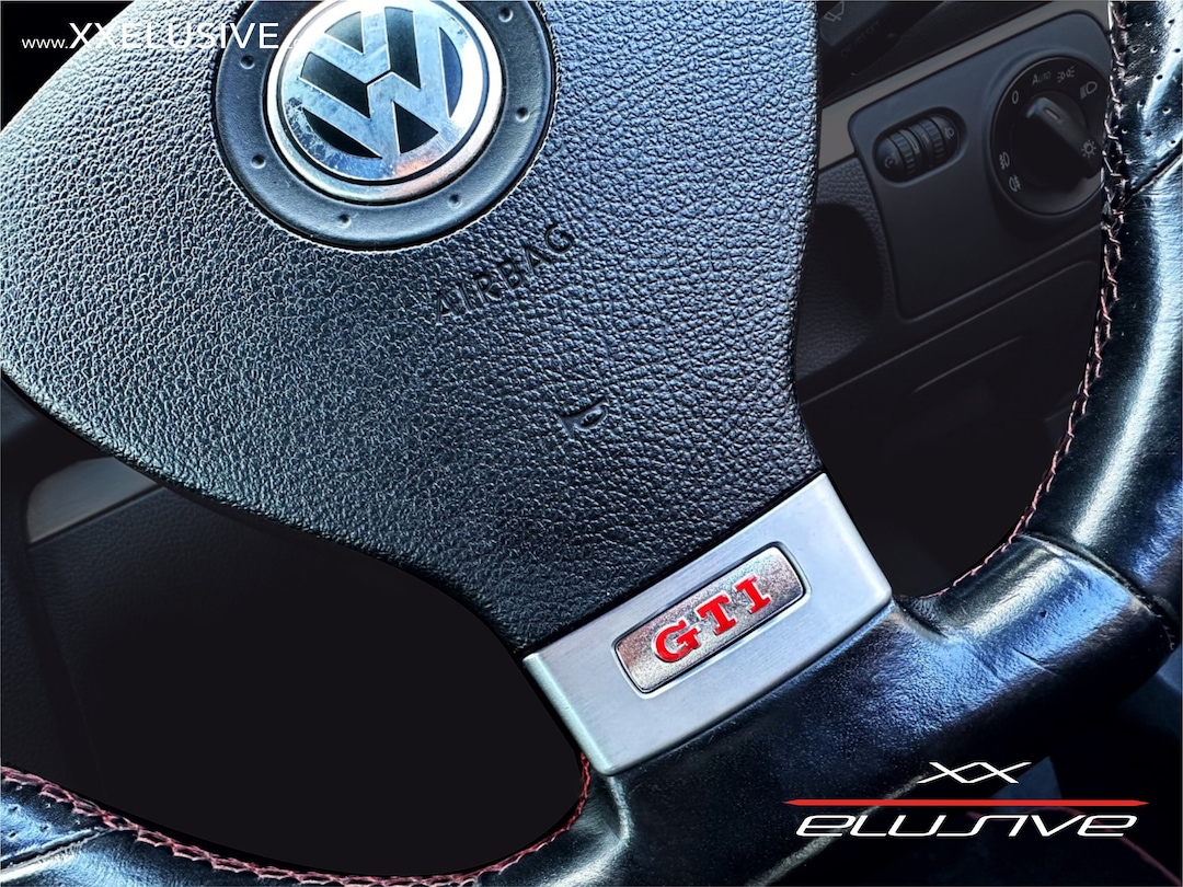 GTI Sticker for Golf MK5 GTI Red Steering Wheel Overlay - Etsy