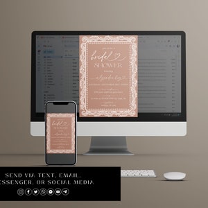 Barro Rustic Inspired Mexican Talavera Bridal Shower Invitation ...