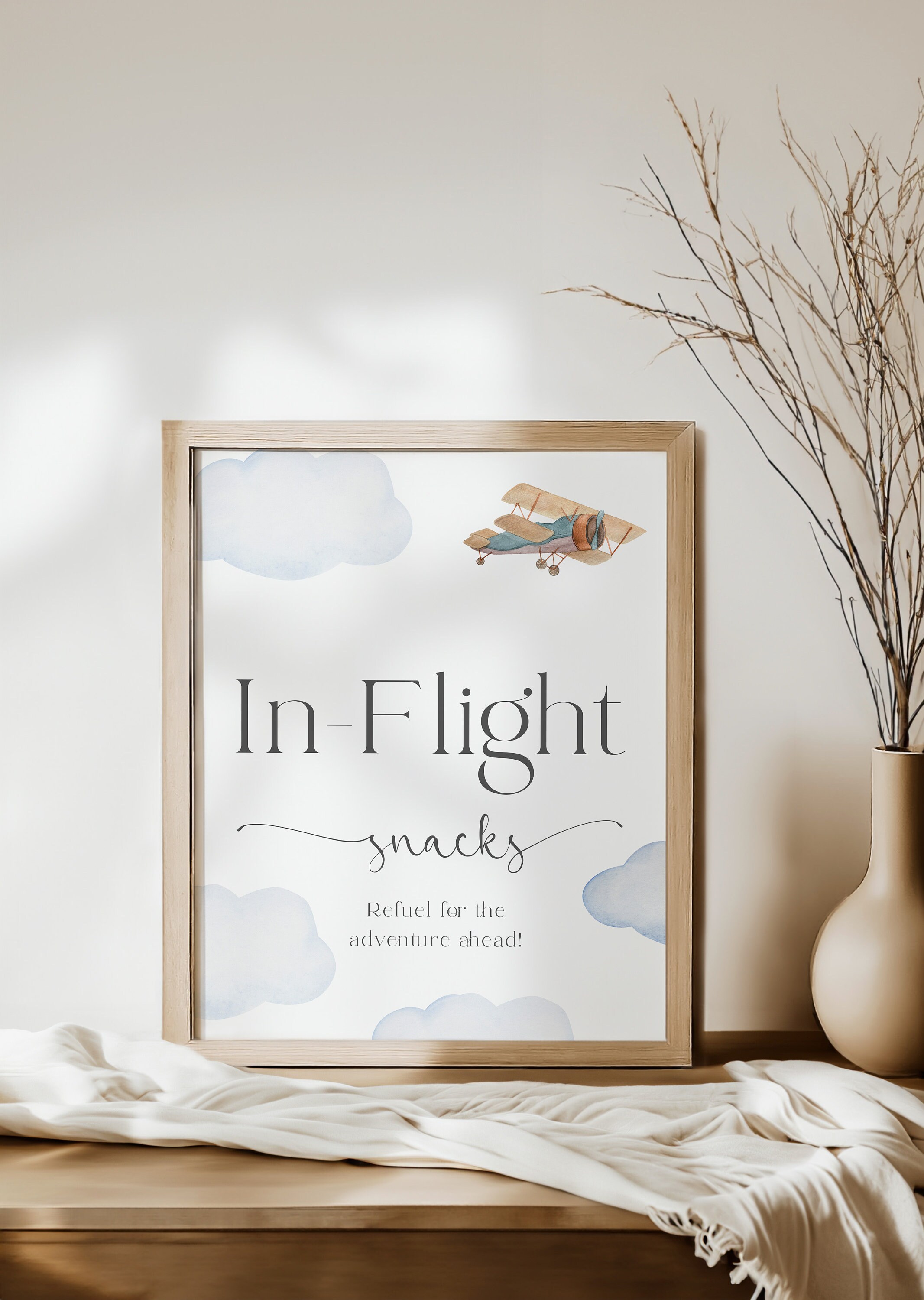Airplane Birthday Party Theme Custom Signs, 1st Birthday Party Birthday ...