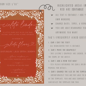 Terracotta Cielito Lindo Mexican White Talavera Inspired Baby Shower ...