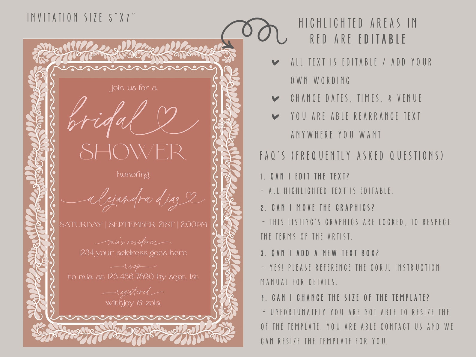 Barro Rustic Inspired Mexican Talavera Bridal Shower Invitation ...