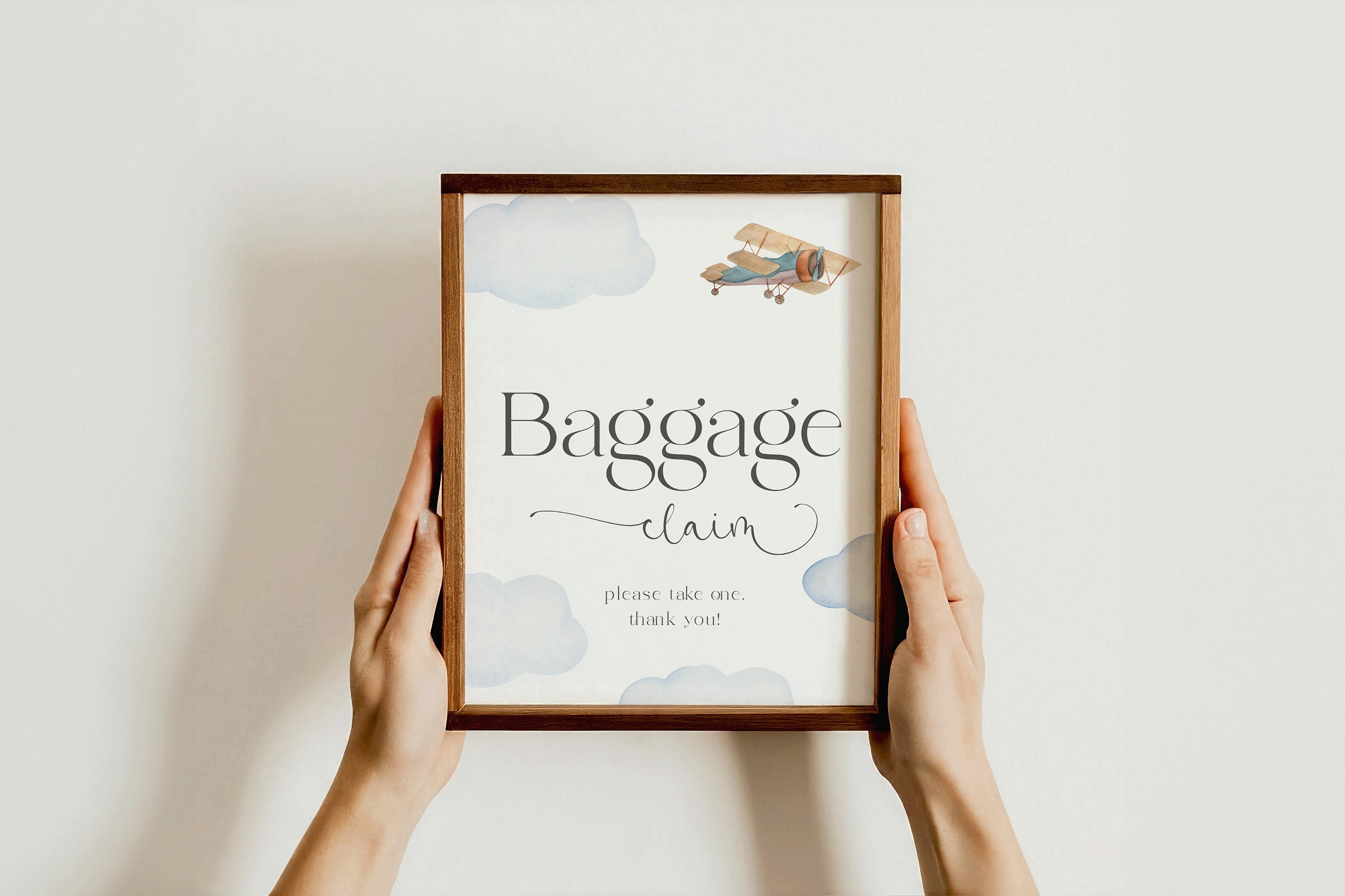 Airplane Birthday Party Theme Custom Signs, 1st Birthday Party Birthday ...