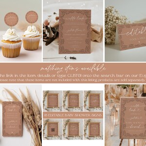 Barro Cielito Lindo Mexican Talavera Inspired Baby Shower Food Label ...