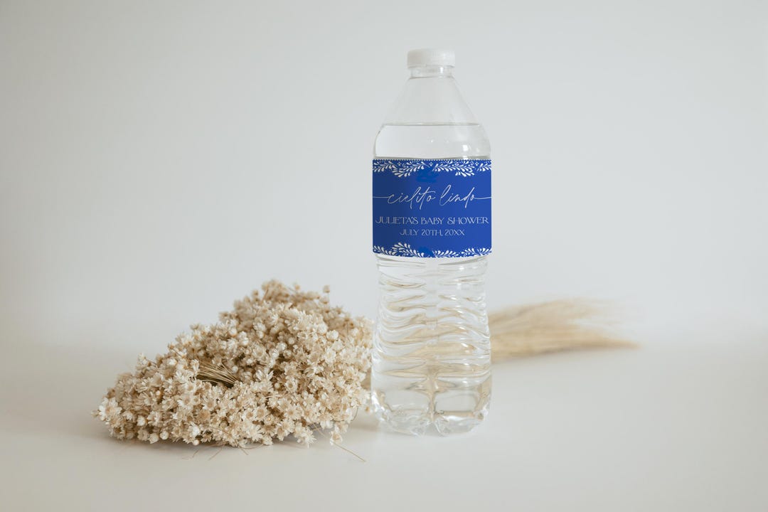 Royal Blue Cielito Lindo Mexican White Talavera Inspired Baby Shower ...