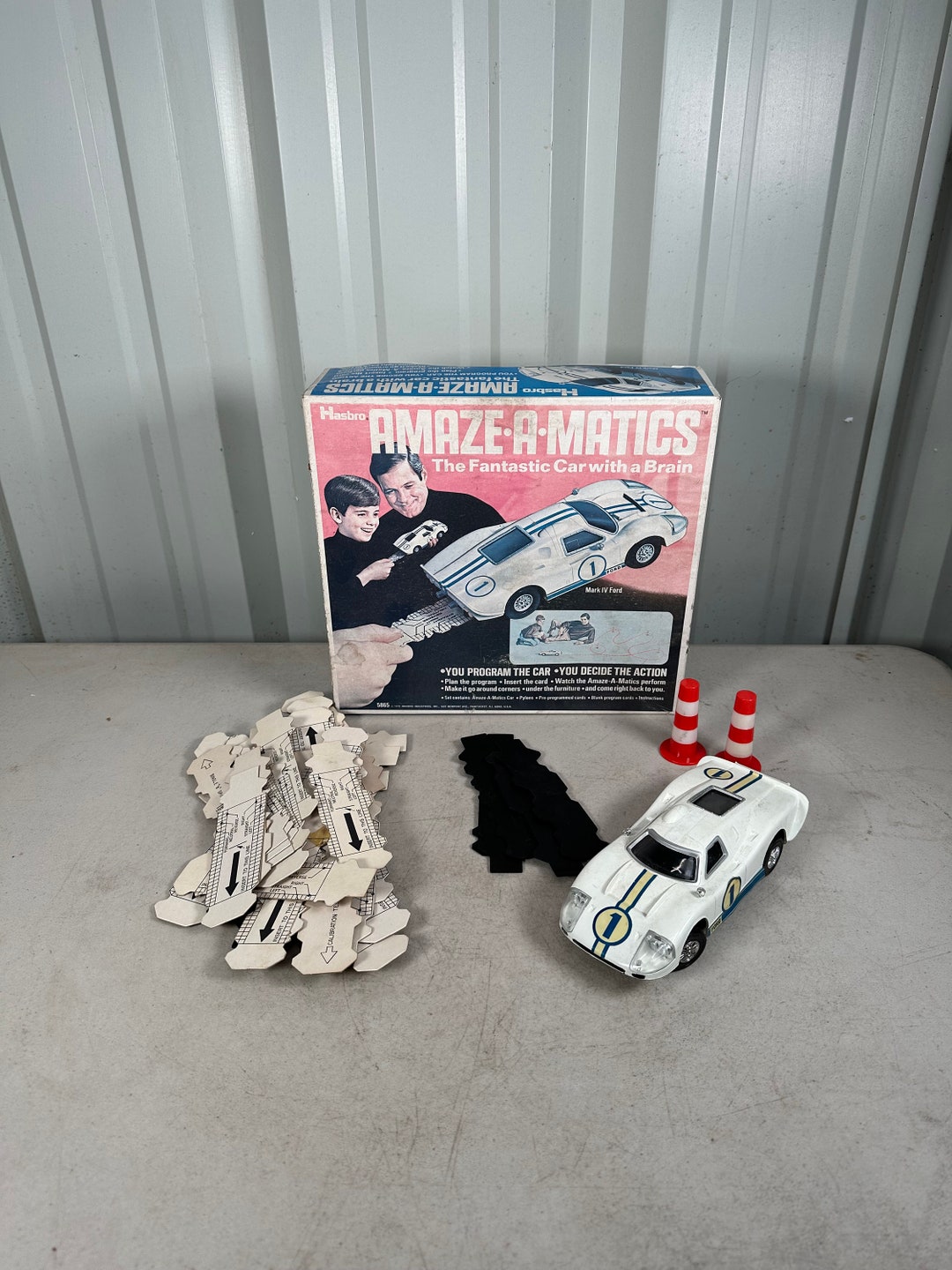 Vintage 1970 Hasbro Amaze-a-matics Mark IV Ford Car With a Brain in Box ...