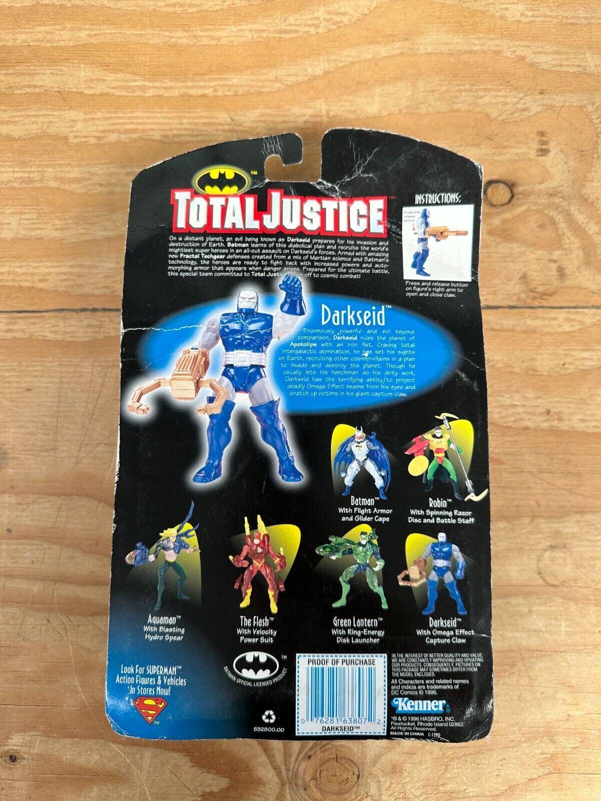 Vintage 1996 Kenner DC Comics Total Justice Darkseid Action Figure NEW ...