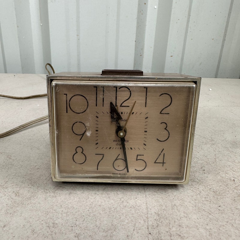 Mcm Desk Clock - Etsy
