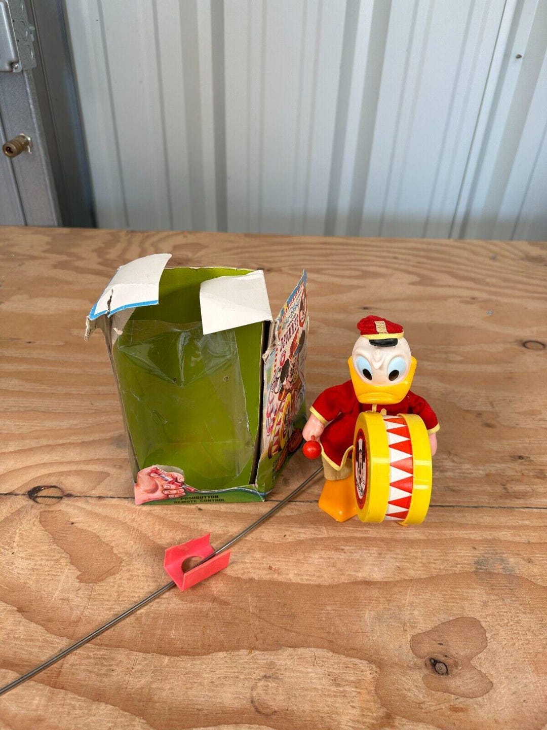 Vintage Walt Disney Character Drummer Donald Duck Action Figure 1960s ...