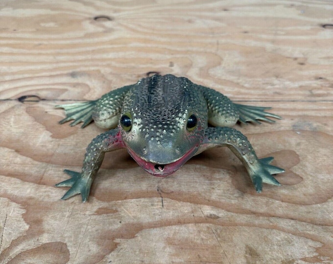 Vintage Large Frog Croaking Garden Toad Motion Sensor Working 1996 ...
