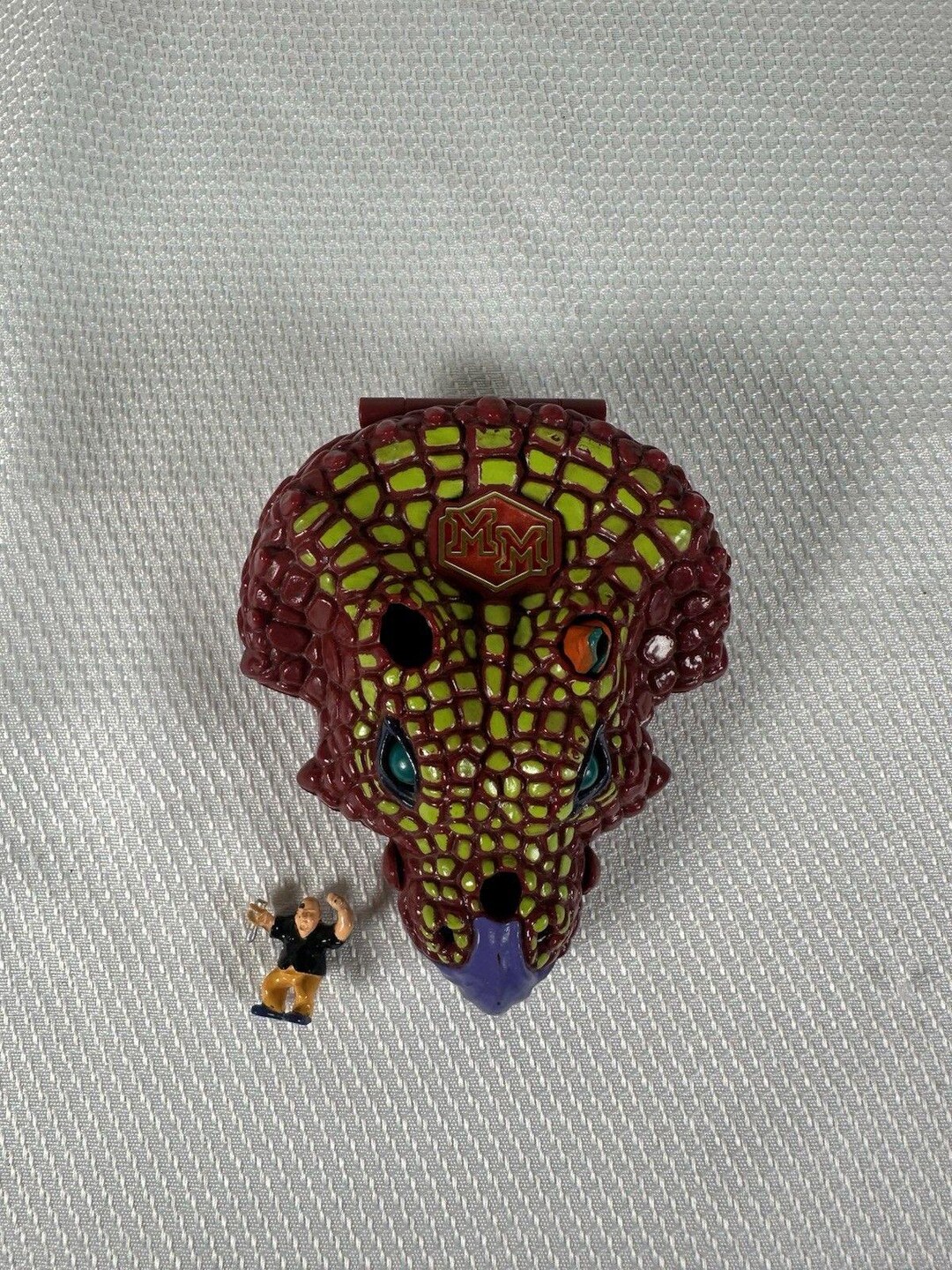 VTG 1993 Bluebird Toys Mighty Max Blows up Dino Lab Doom Zone Playset ...